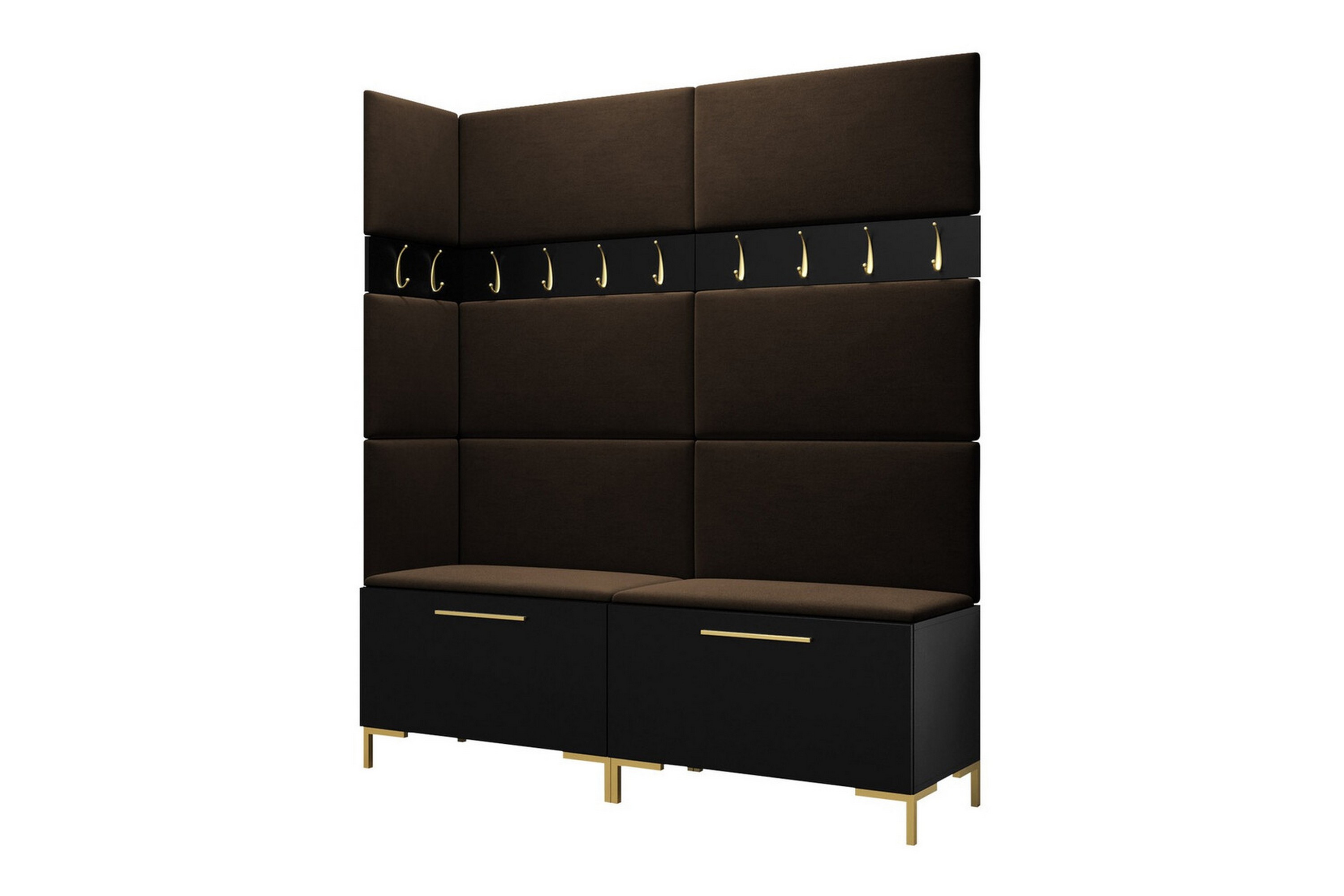Dunvegan Hallmöbelset 168x46 cm Svart - Möbler - Furniturebox