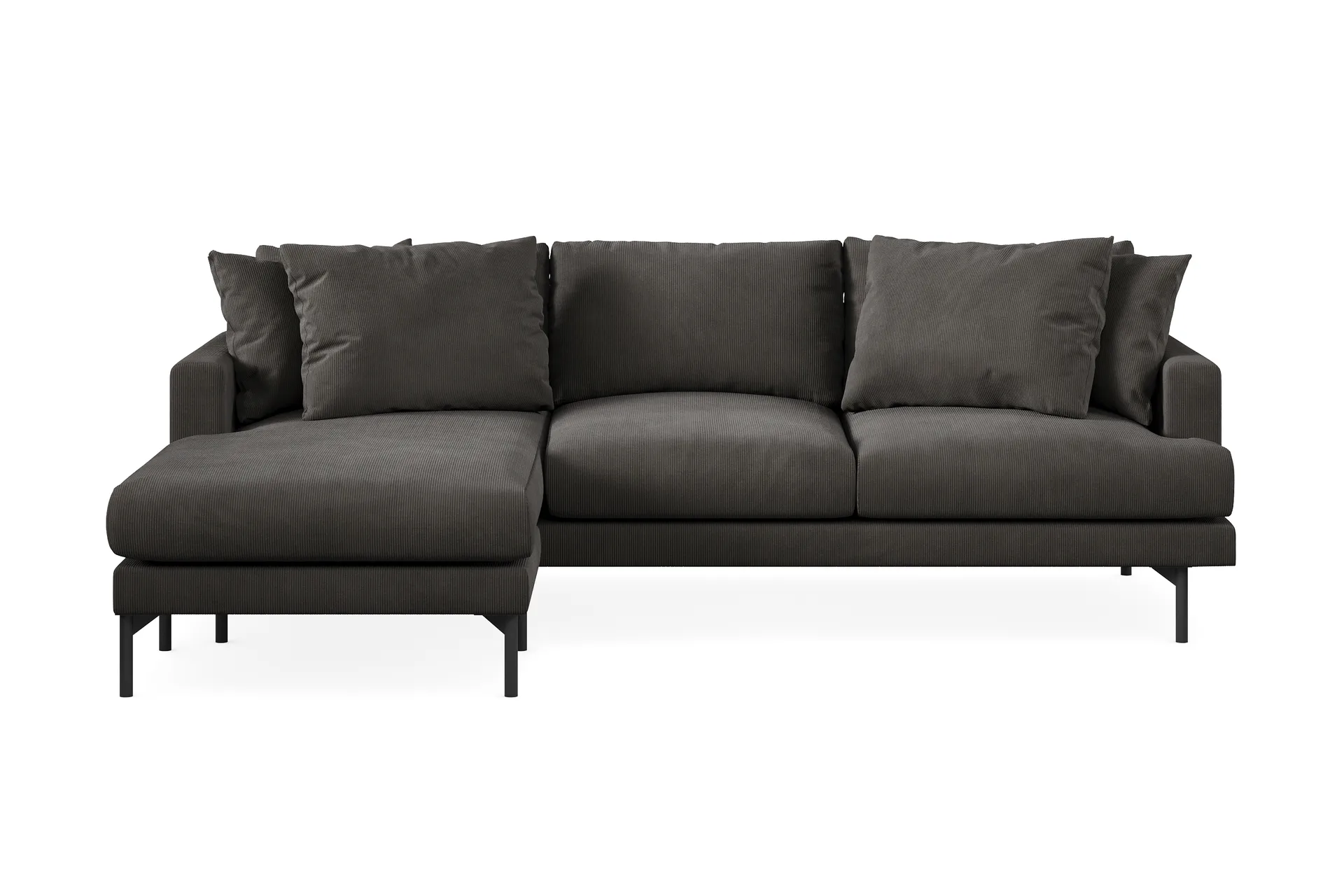 CONCAN 4-sits Divansoffa Mörkgrå - Divansoffa & schäslong - Furniturebox