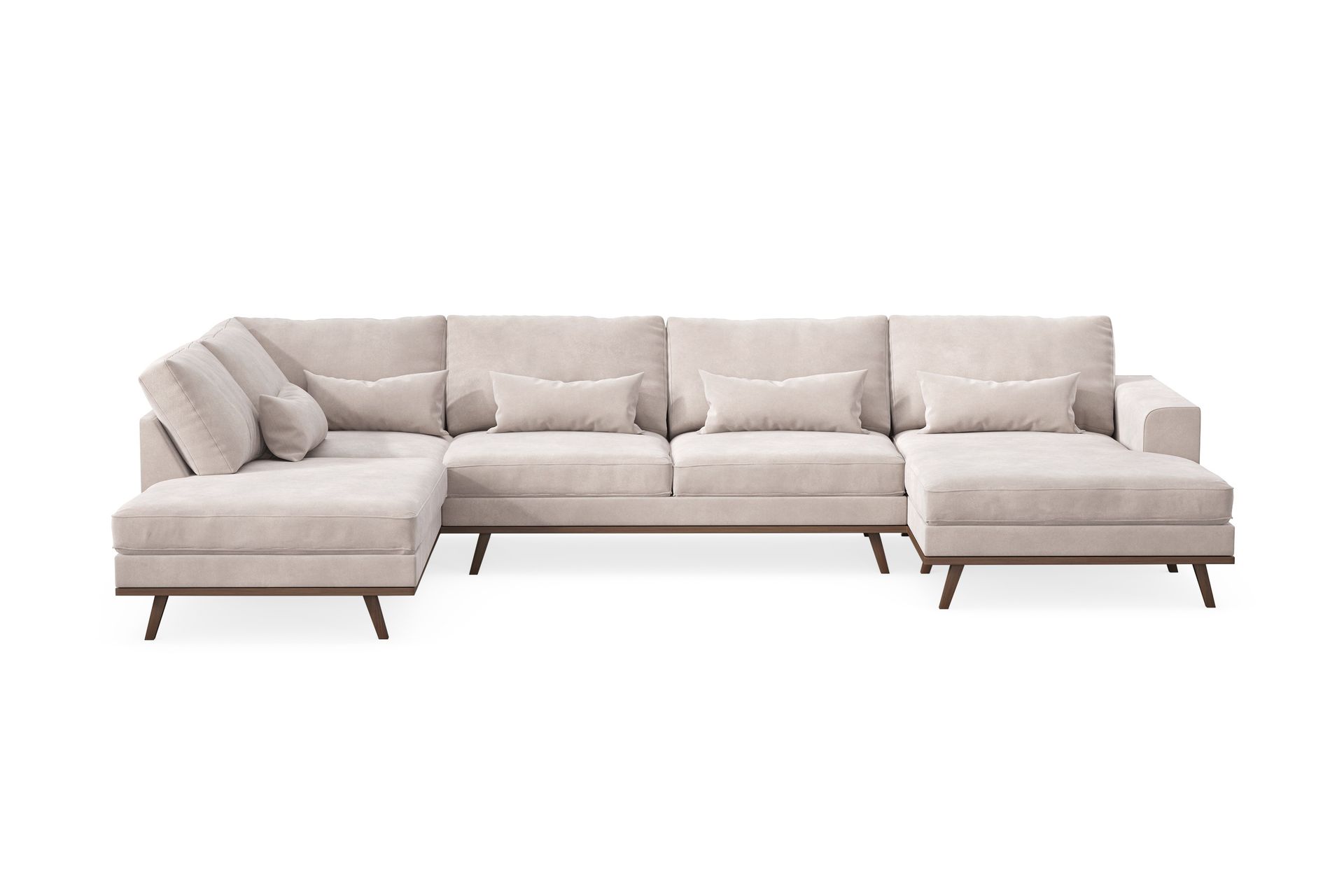 Copenhagen 5-sits Vänstervänd U-formad Large Soffa med Divan och ...