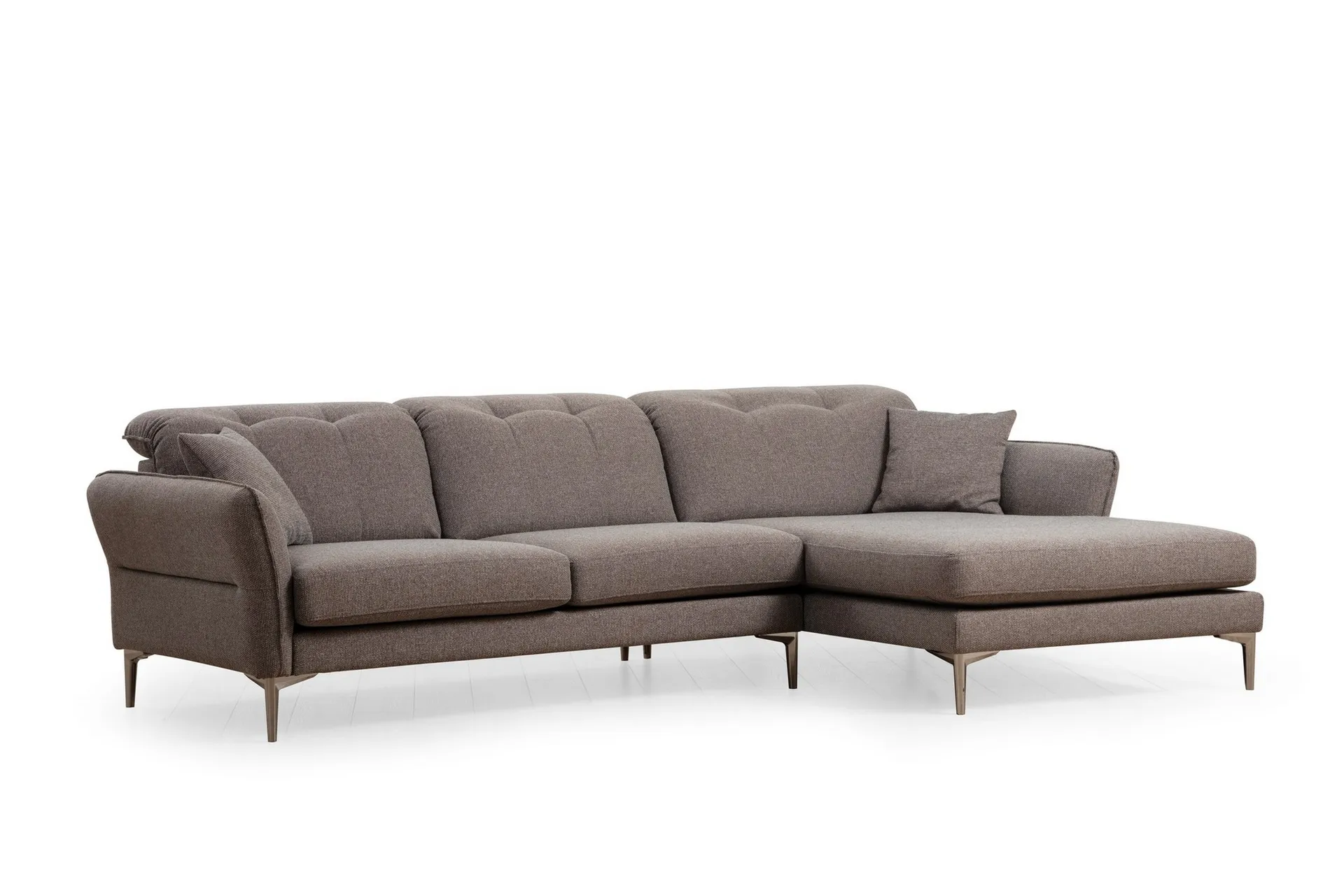 Chandara Soffa m. Divan 3-sits Grå - Möbler - Furniturebox