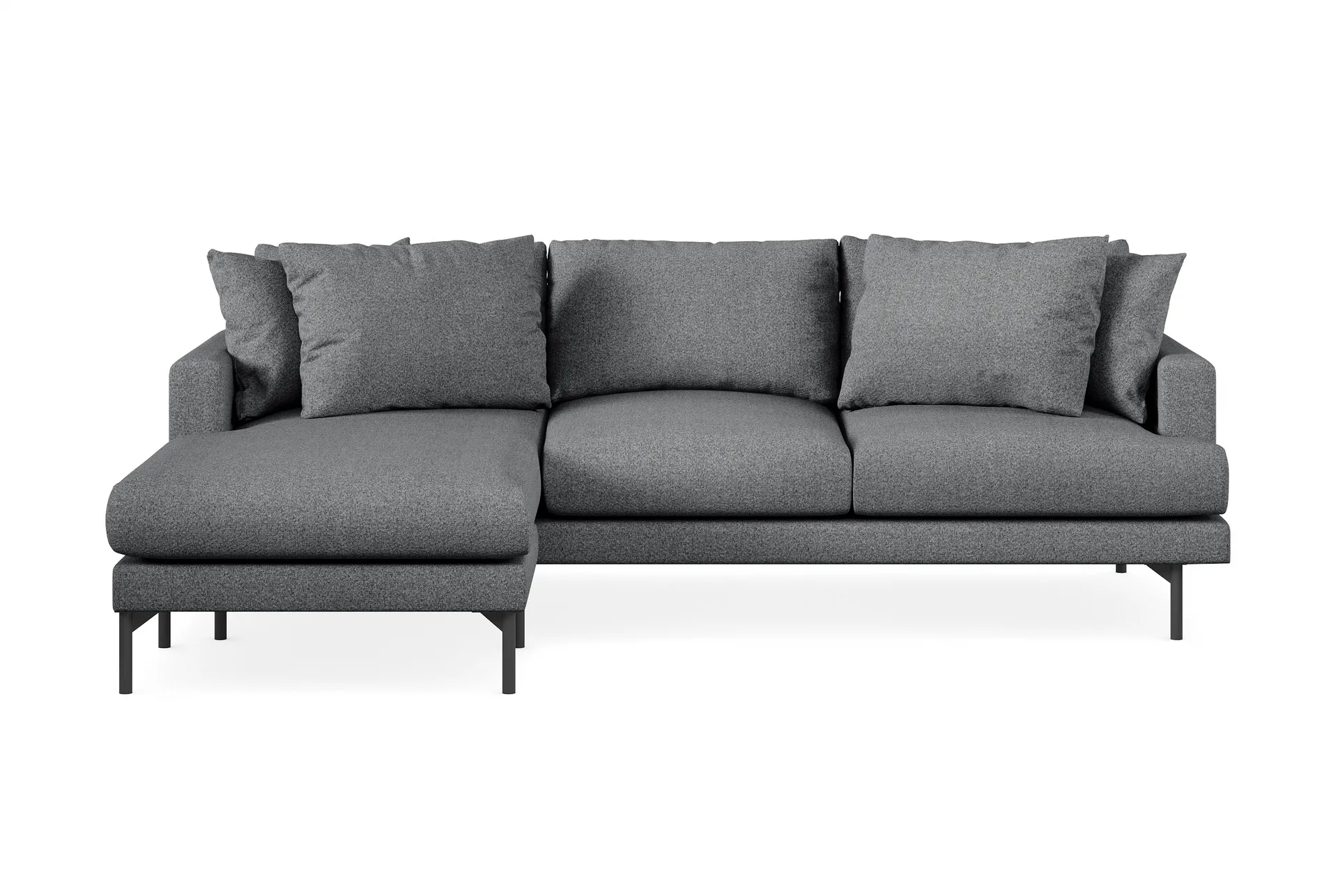 CONCAN 4-sits Divansoffa Mörkgrå - Möbler - Furniturebox