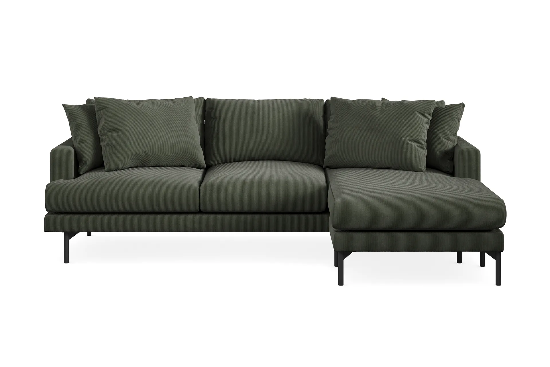 CONCAN 4-sits Divansoffa Mörkgrön - Möbler - Furniturebox