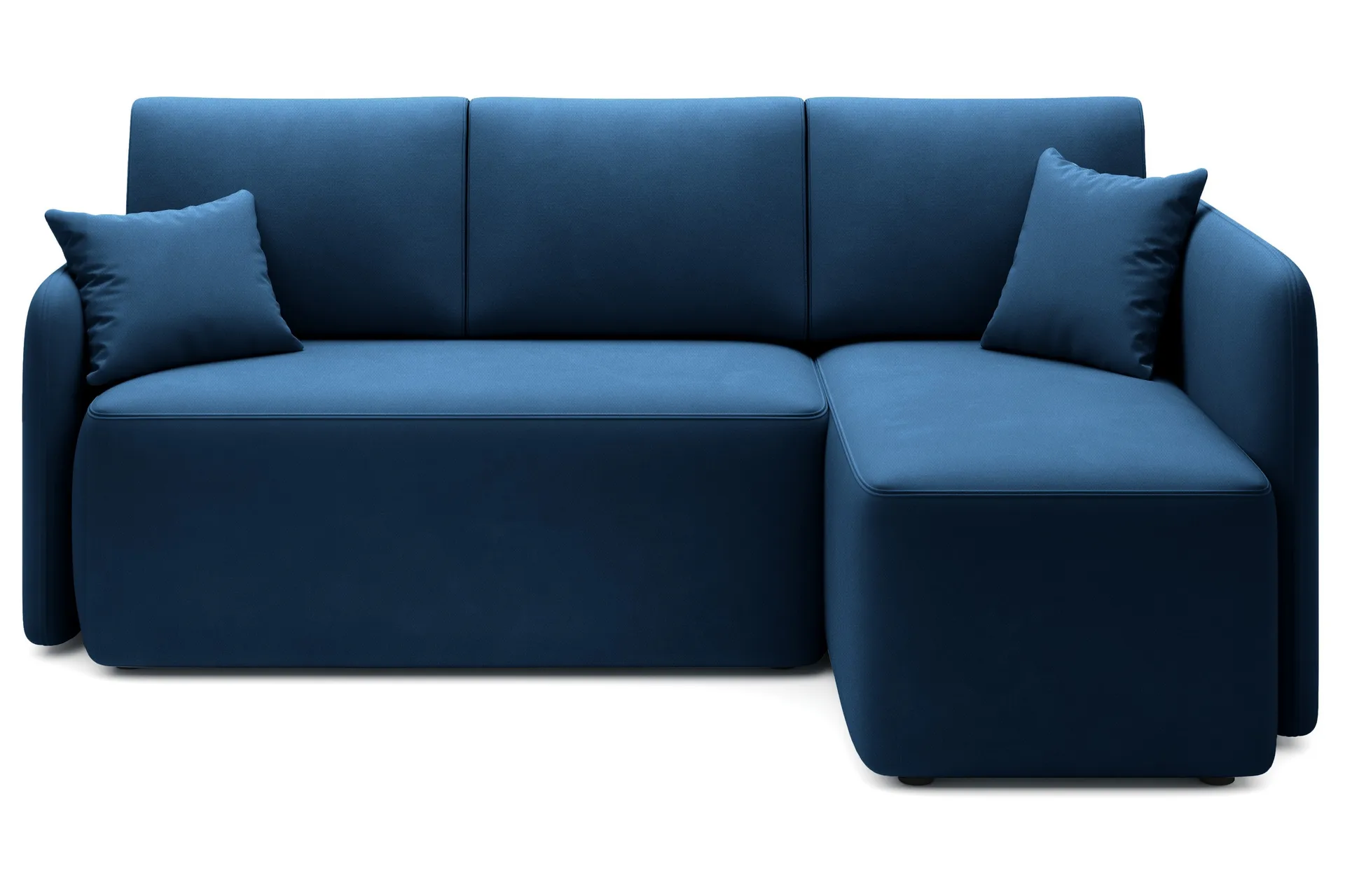 Hadson 3-sits Soffa med Divan Blå - Möbler - Furniturebox