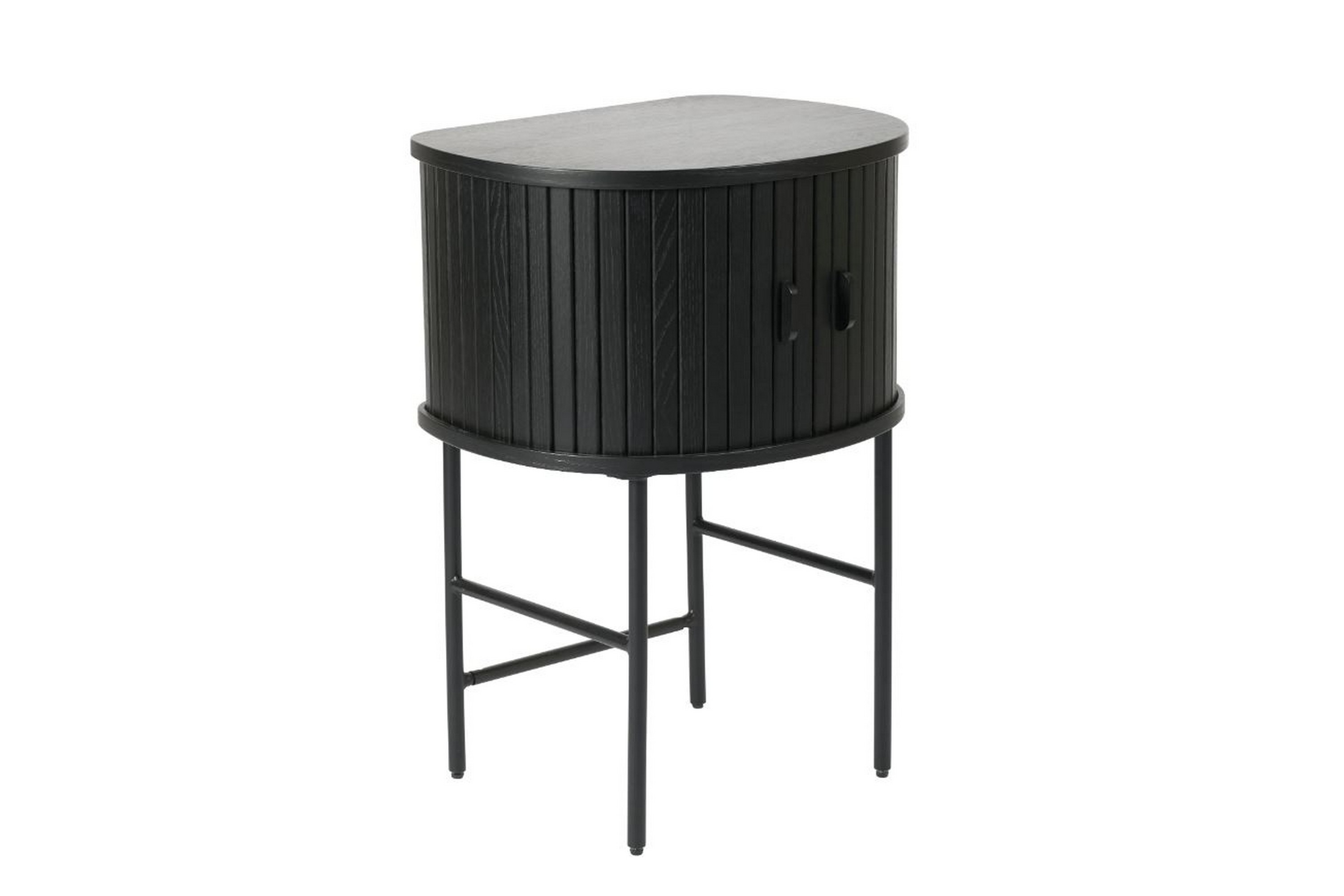 Angelique Sängbord 50 cm Svart - Möbler - Trademax