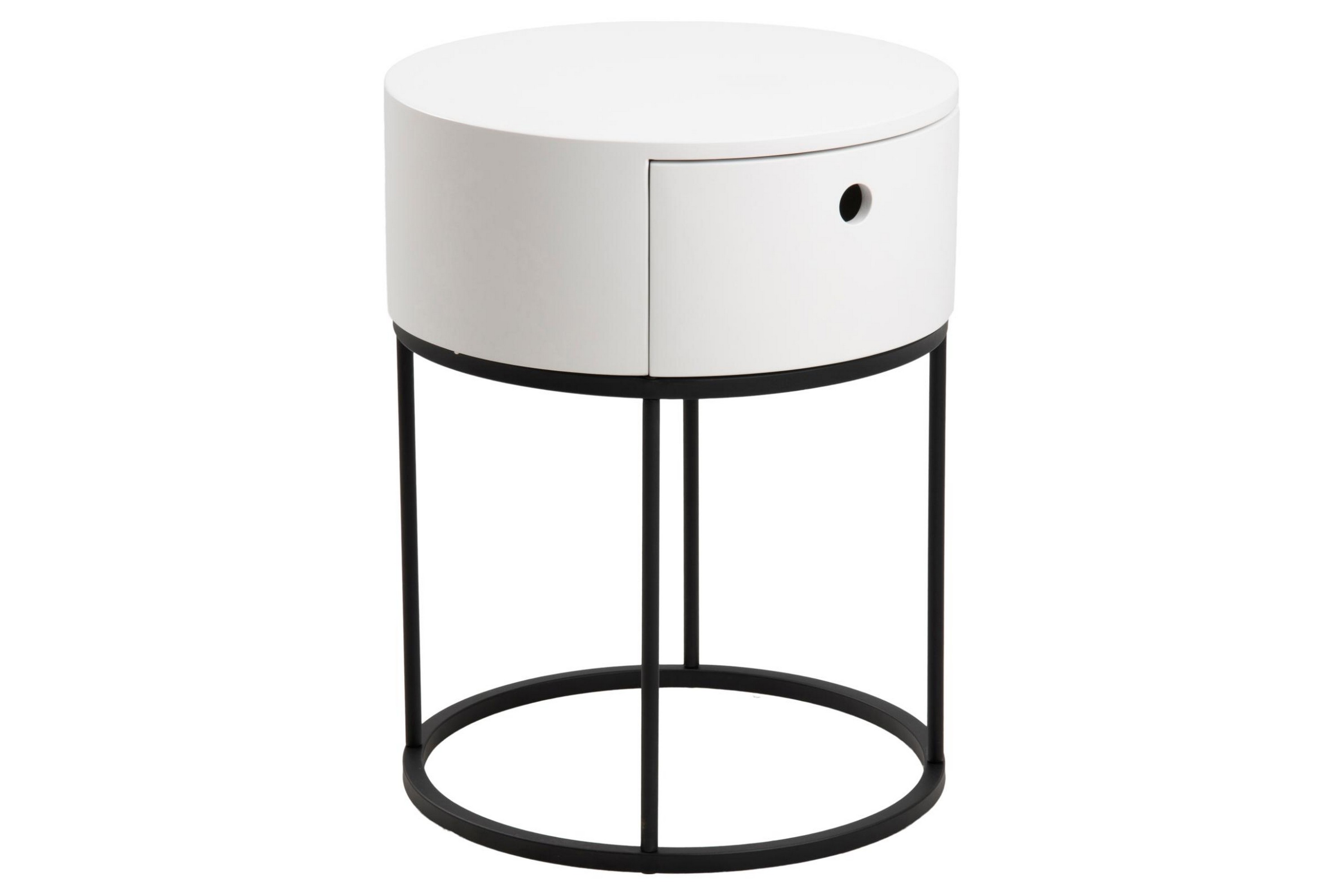 Hastane Sängbord 40 cm Svart - Möbler - Trademax