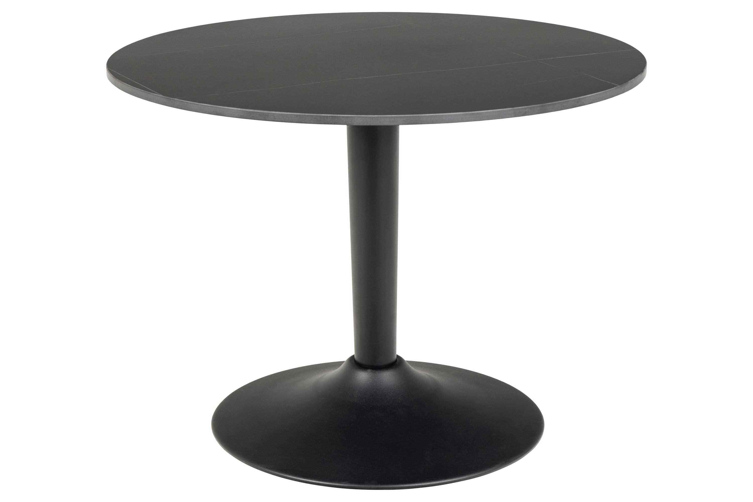 Salm Soffbord 60 cm Rund Svart - Möbler - Trademax