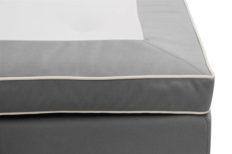 Berg & Strand Hilton Lyx Komplett Sängpaket 180x200 cm Kontinentalsäng med knappad sänggavel i ...