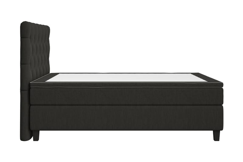 Kontinentalsäng Roma Lyx 140 Svart/Svarta Ben 140x200 cm - Möbler | Chilli