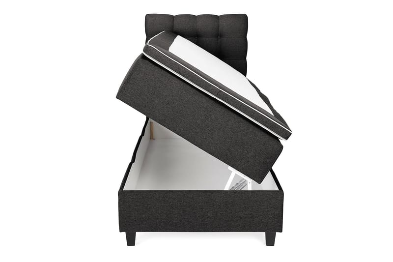 Berg & Strand Säng med Förvaring Boxford 90x200 Mörkgrå (+Fler val) - Möbler | Chilli
