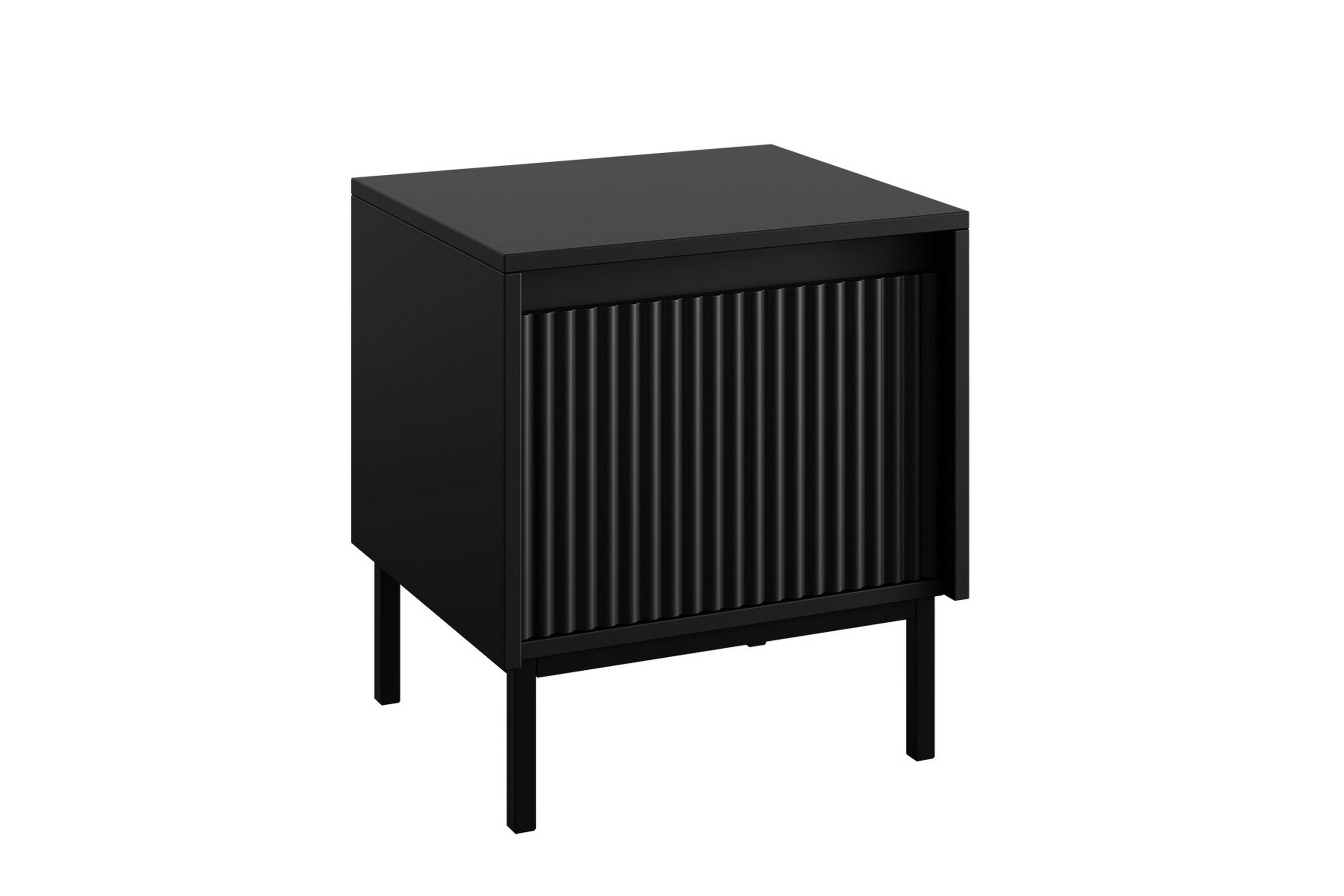 Bjurholm Nattbord 45 cm Svart - Møbler - Trademax