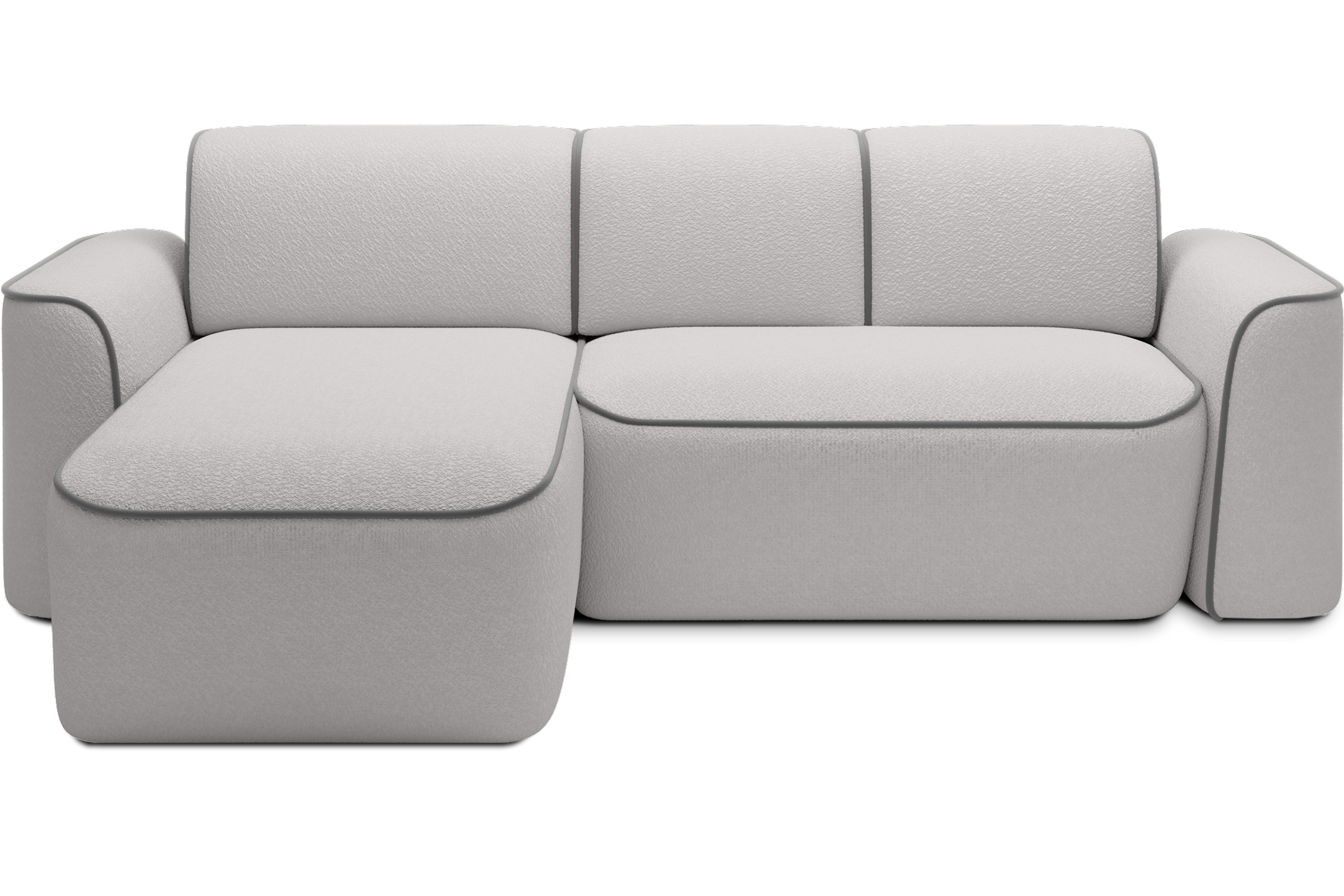 Ume 4-personers Sofa med Chaiselong Grå - Møbler | Trademax