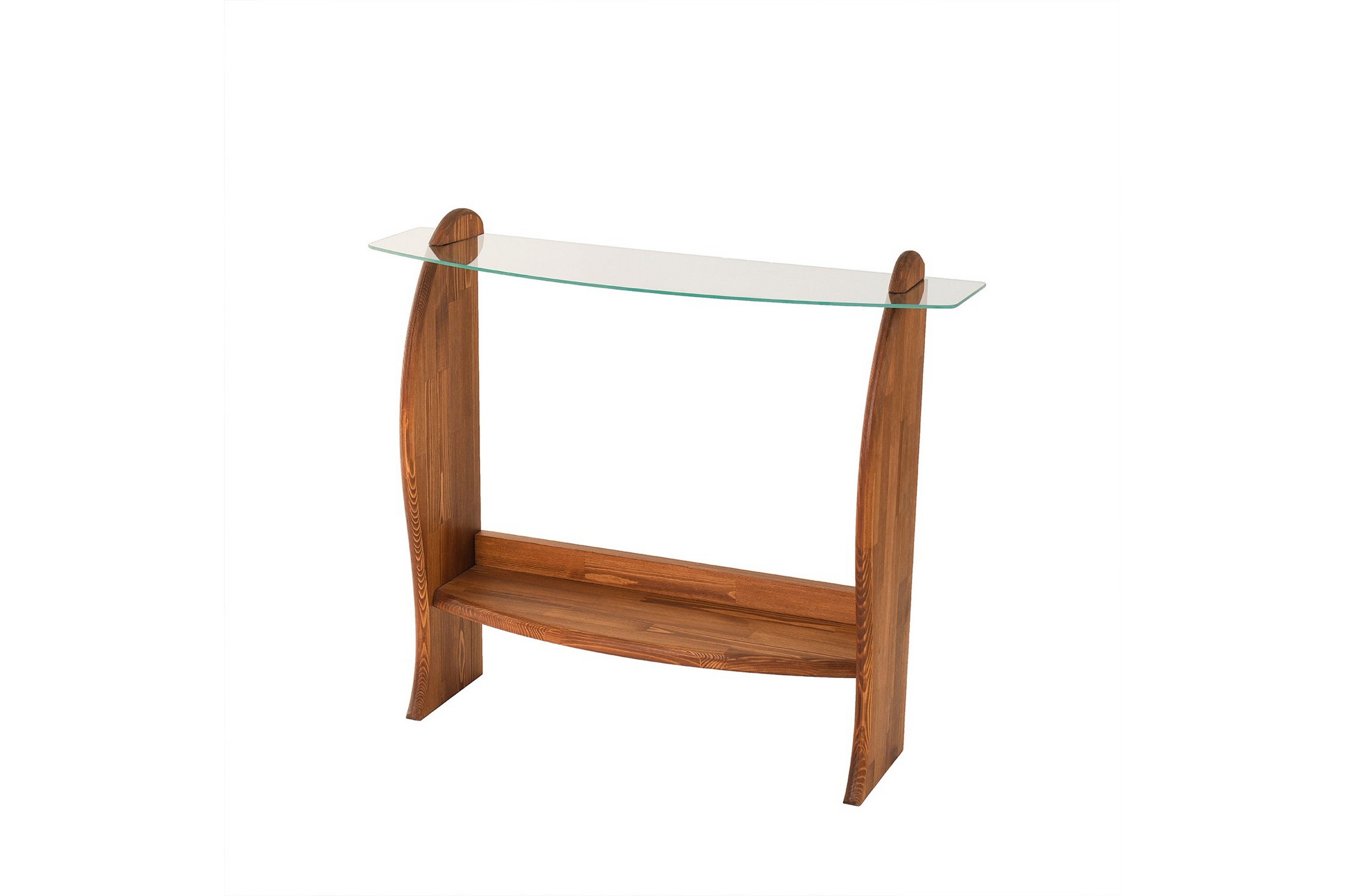 Guinn Kommode 106 cm Brun/Transparent - Oppbevaring - Trademax