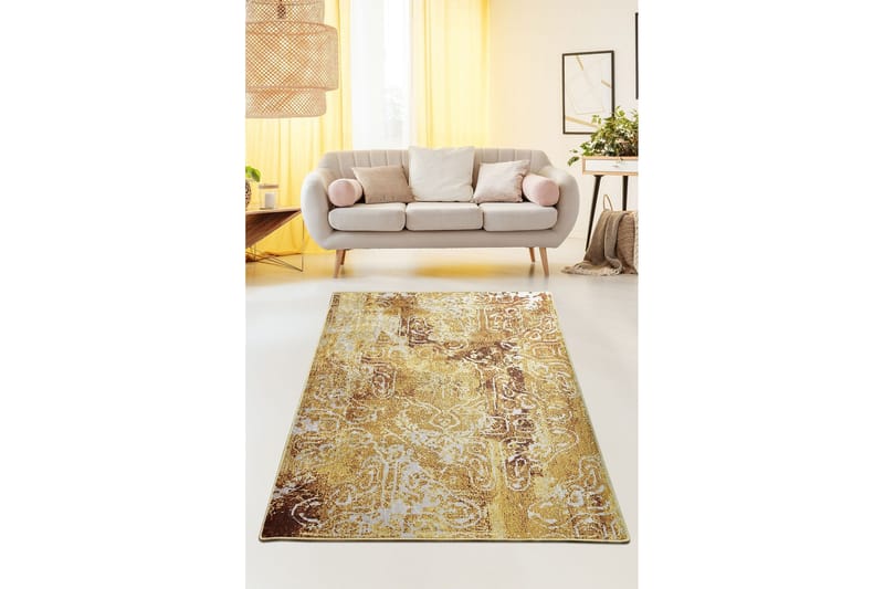 Fabrony Matta 160x230 cm Senap/Sammet - Textil & mattor | Chilli