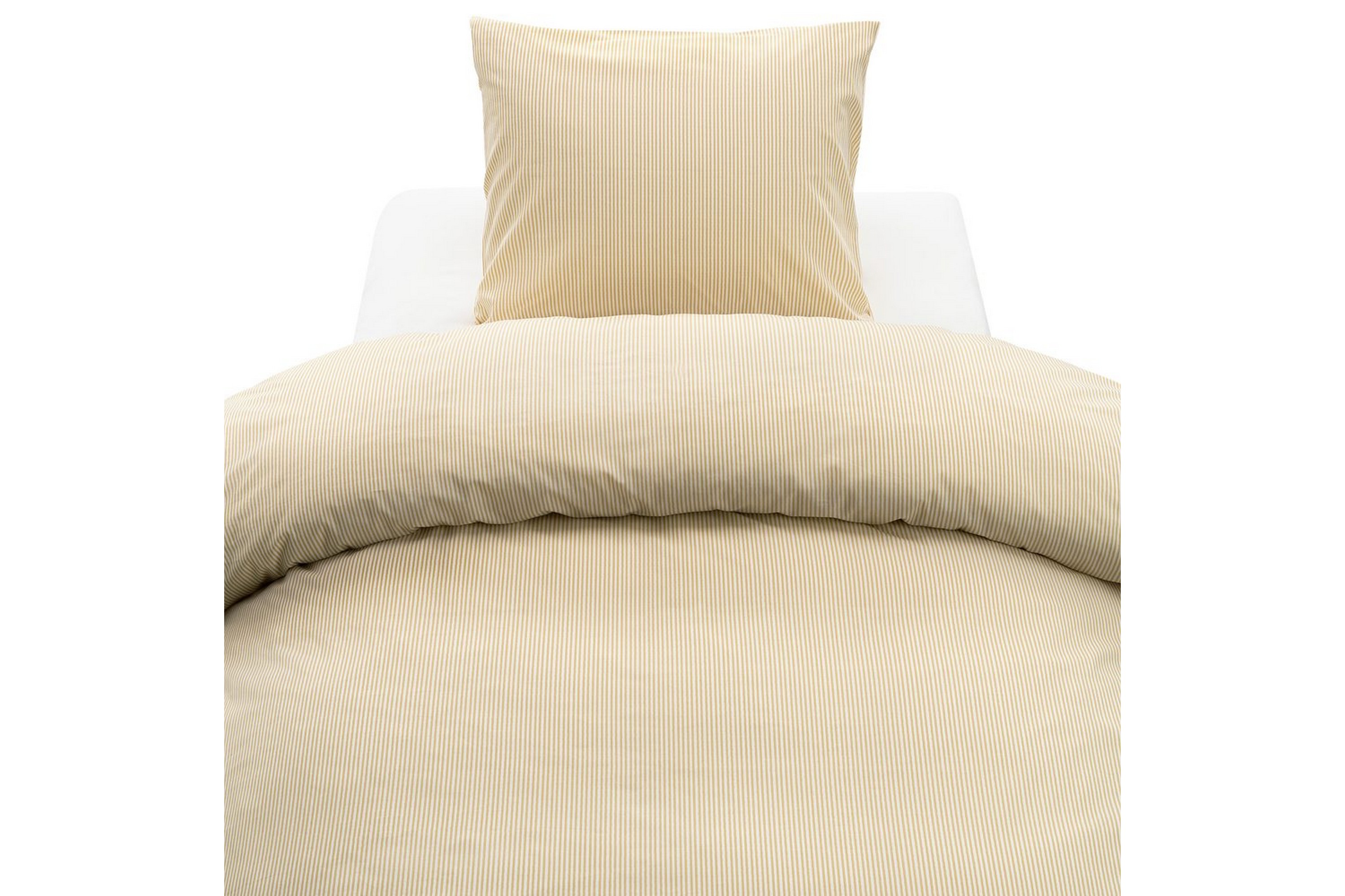 Påslakanset Enkelsäng 2-Dels Thelma Stripe Gul - Textil & mattor | Chilli