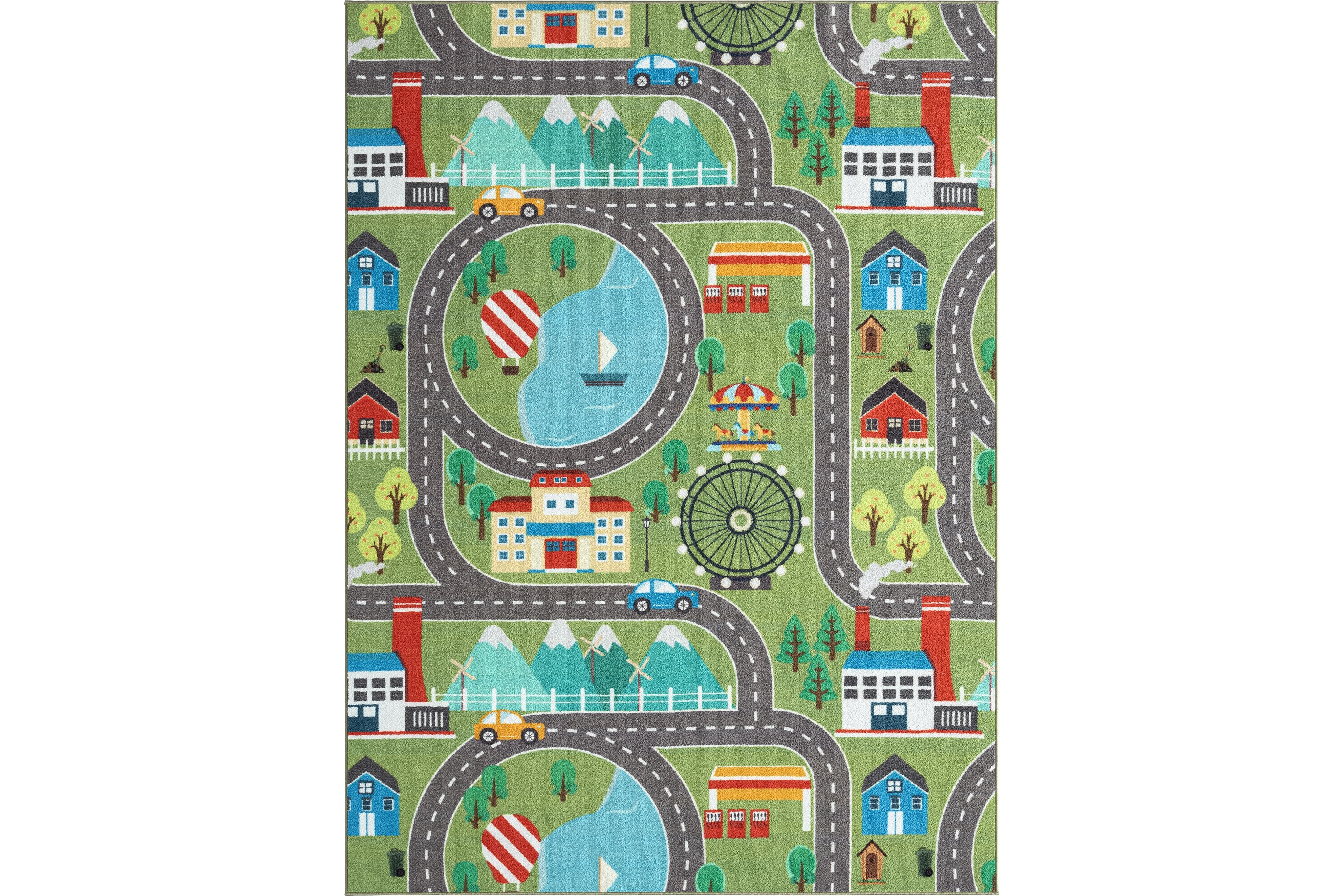 Hiroaki Barnmatta 160x230 cm Grön - Textil & mattor - Black Friday coming soon - Trademax