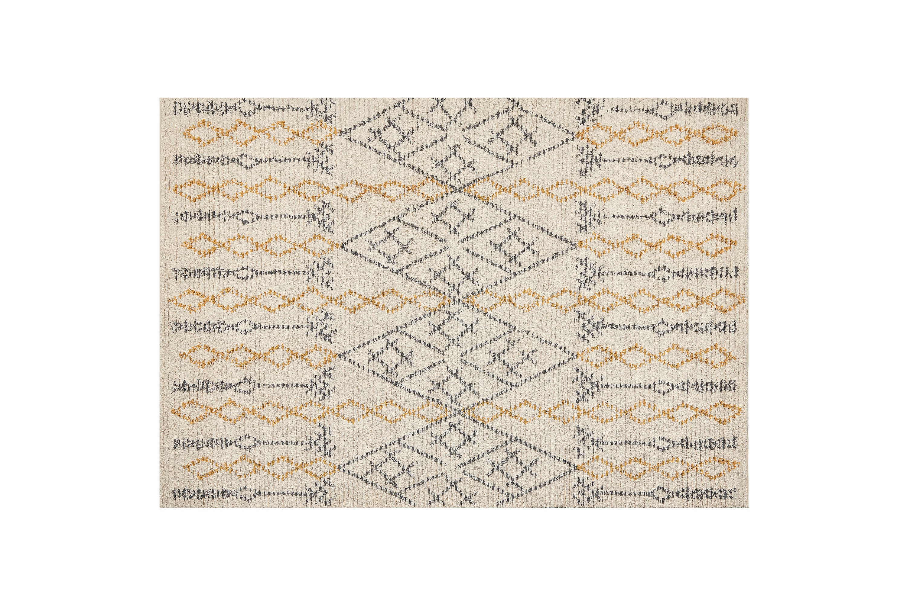 Kadapa Bomullsmatta 160x230 cm Gul - Textil & mattor - Trademax