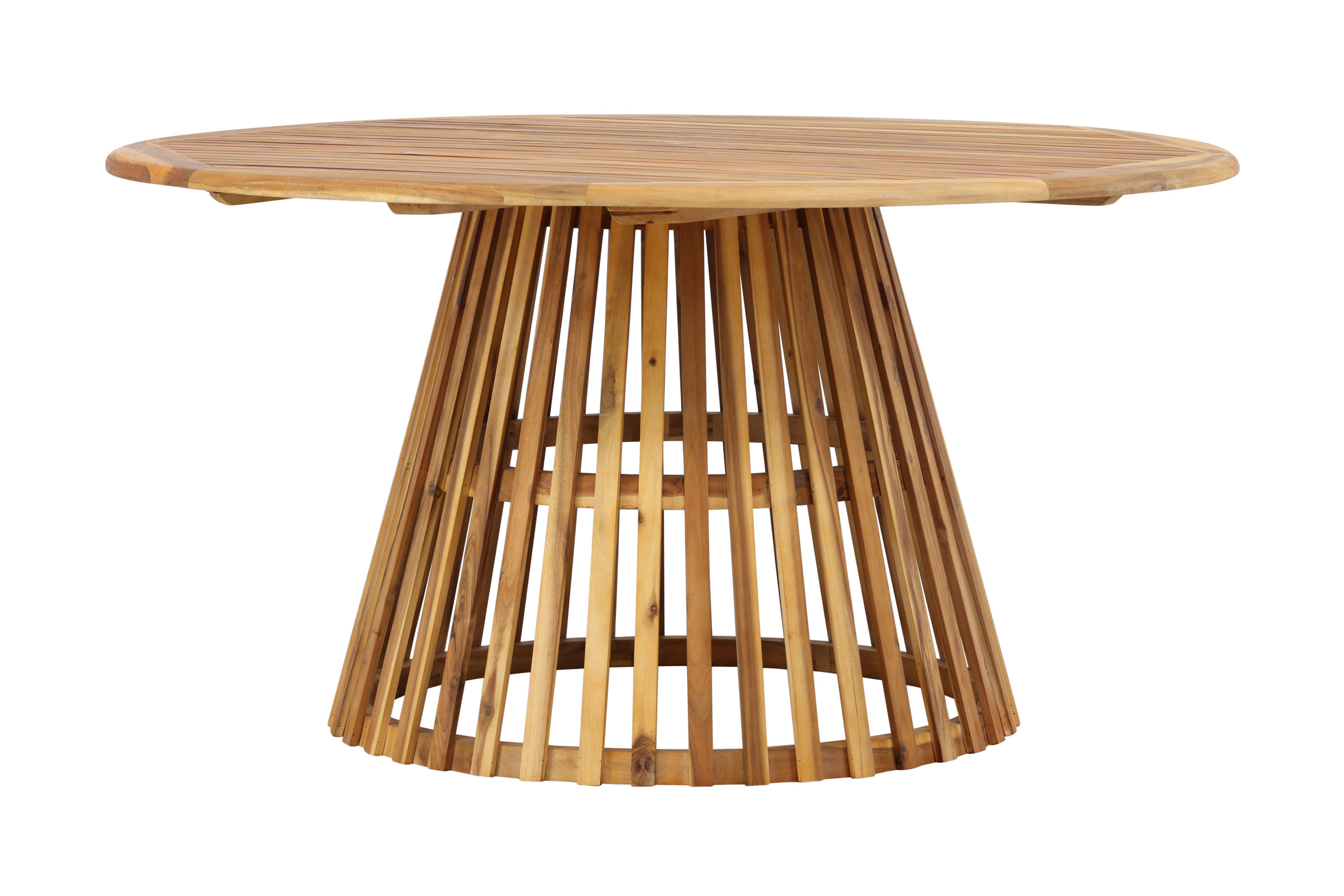 Lakenview Runt Matbord Utomhus 150 cm Natur - Utemöbler - Trademax